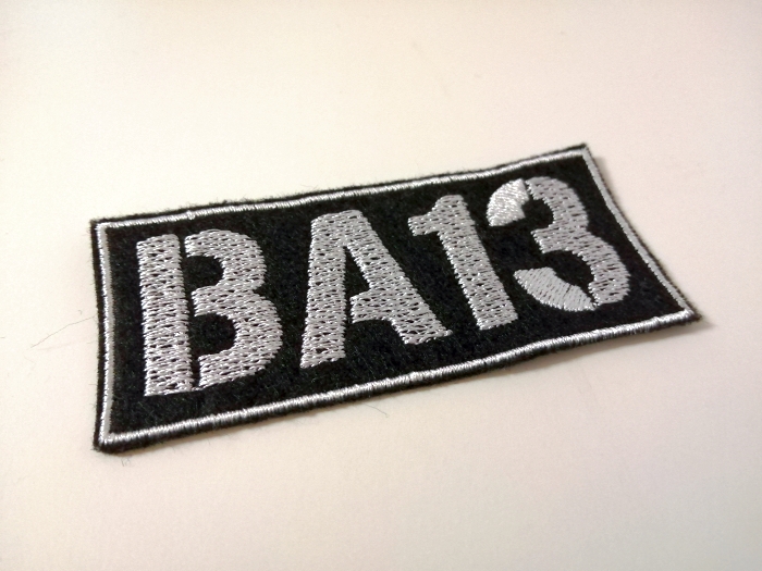 BA13 #1 (patch) – Bat-Cave Productions - Gothic Post-Punk Label & Mailorder