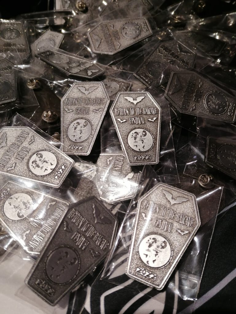 Return To The Batcave Festival 2022 Enamel Badge – Bat-Cave Productions ...